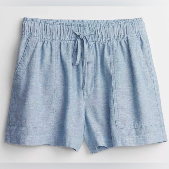 GAP | Shorts | Womens Gap Utility Pullon Drawstring Linen Shorts Easy ...